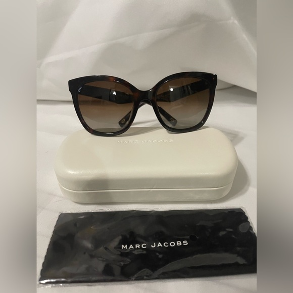 Marc Jacobs | Accessories | Nwot Marc Jacob Sunglass Square Dark Havana ...